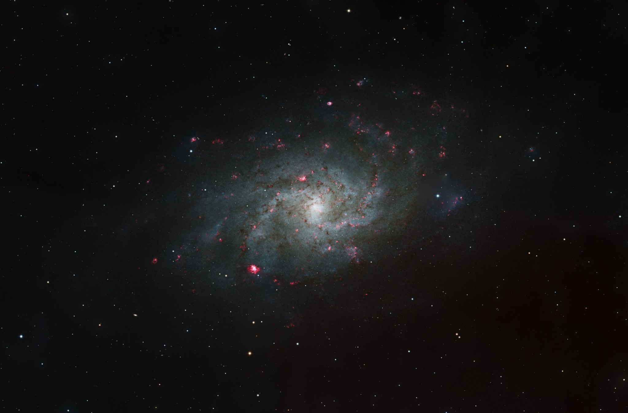 Messier 33 (4 panel mosaic) – Linda's Astronomy Adventures